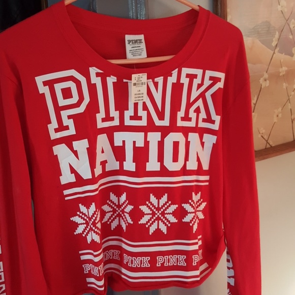 VICTORIA SECRET/PINK | Other | Nwtgs Vspink 2 Piece Holiday Set Large ...